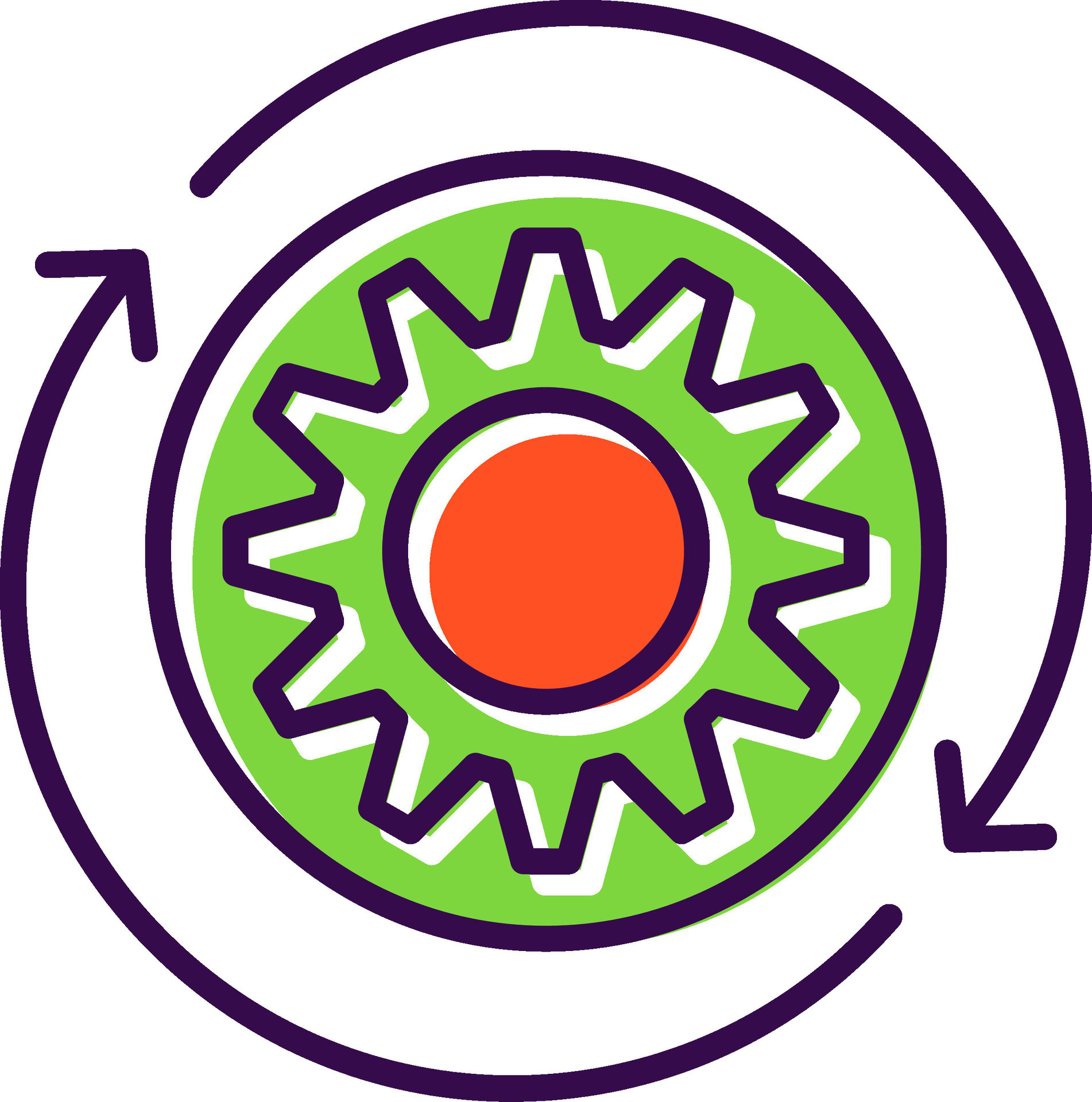 Iteration filled Design Icon 44047834 Vector Art at Vecteezy