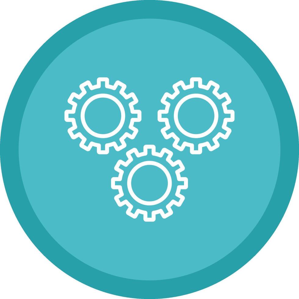 Gears Line Multi Circle Icon 44048682 Vector Art at Vecteezy