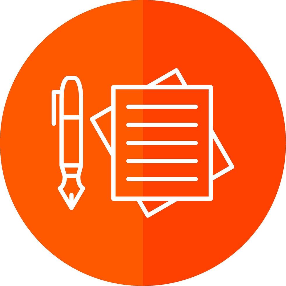 Notes Line Red Circle Icon 44048935 Vector Art at Vecteezy