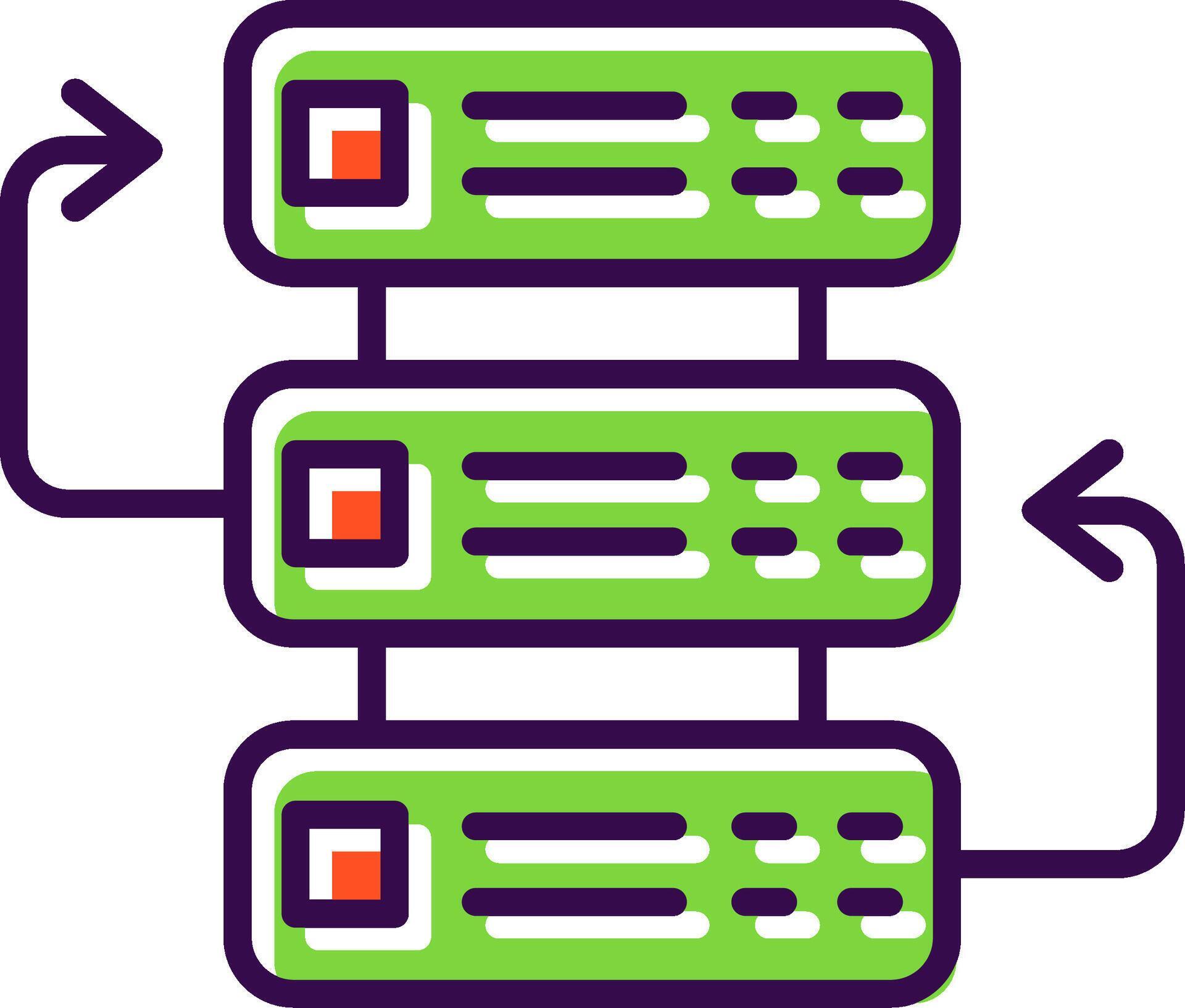 Servers filled Design Icon 44048975 Vector Art at Vecteezy