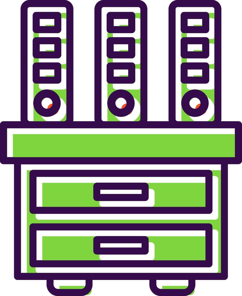 Folders filled Design Icon 44049651 Vector Art at Vecteezy