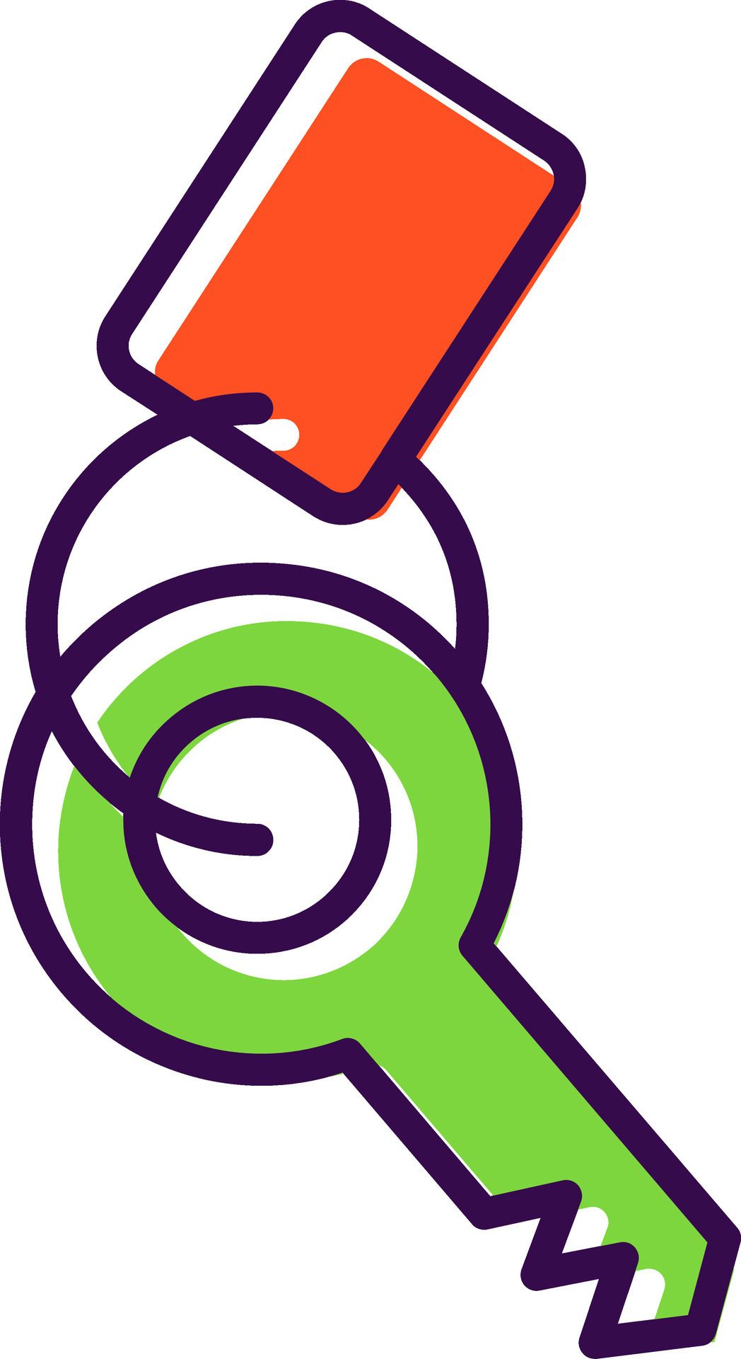 Keychain filled Design Icon 44053626 Vector Art at Vecteezy