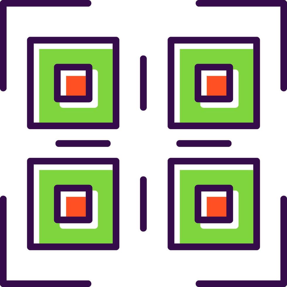 Qr Code filled Design Icon 44054684 Vector Art at Vecteezy