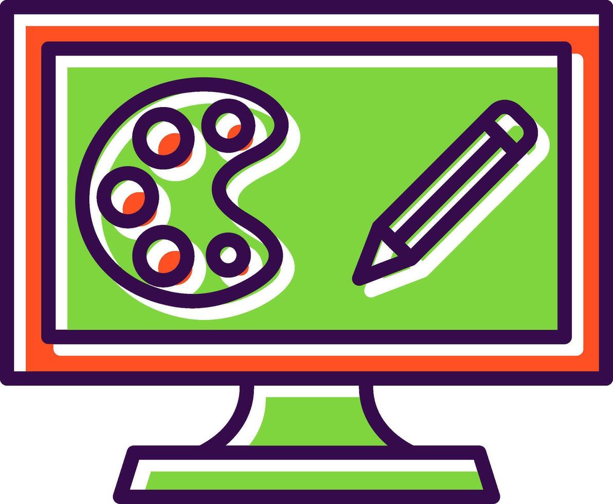 Art filled Design Icon 44054747 Vector Art at Vecteezy