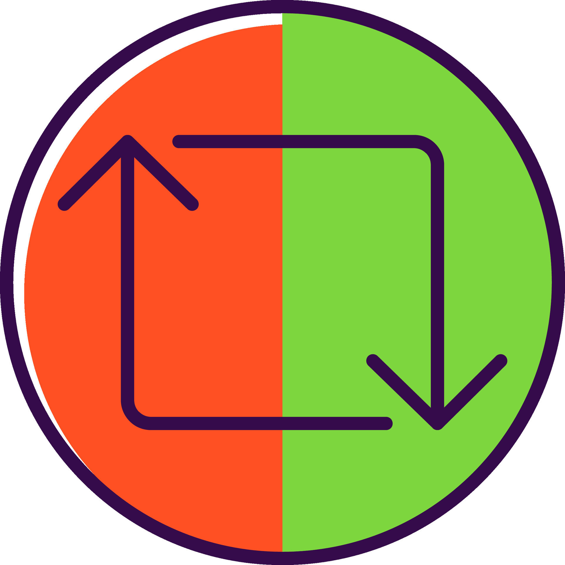 Loop filled Design Icon 44055272 Vector Art at Vecteezy