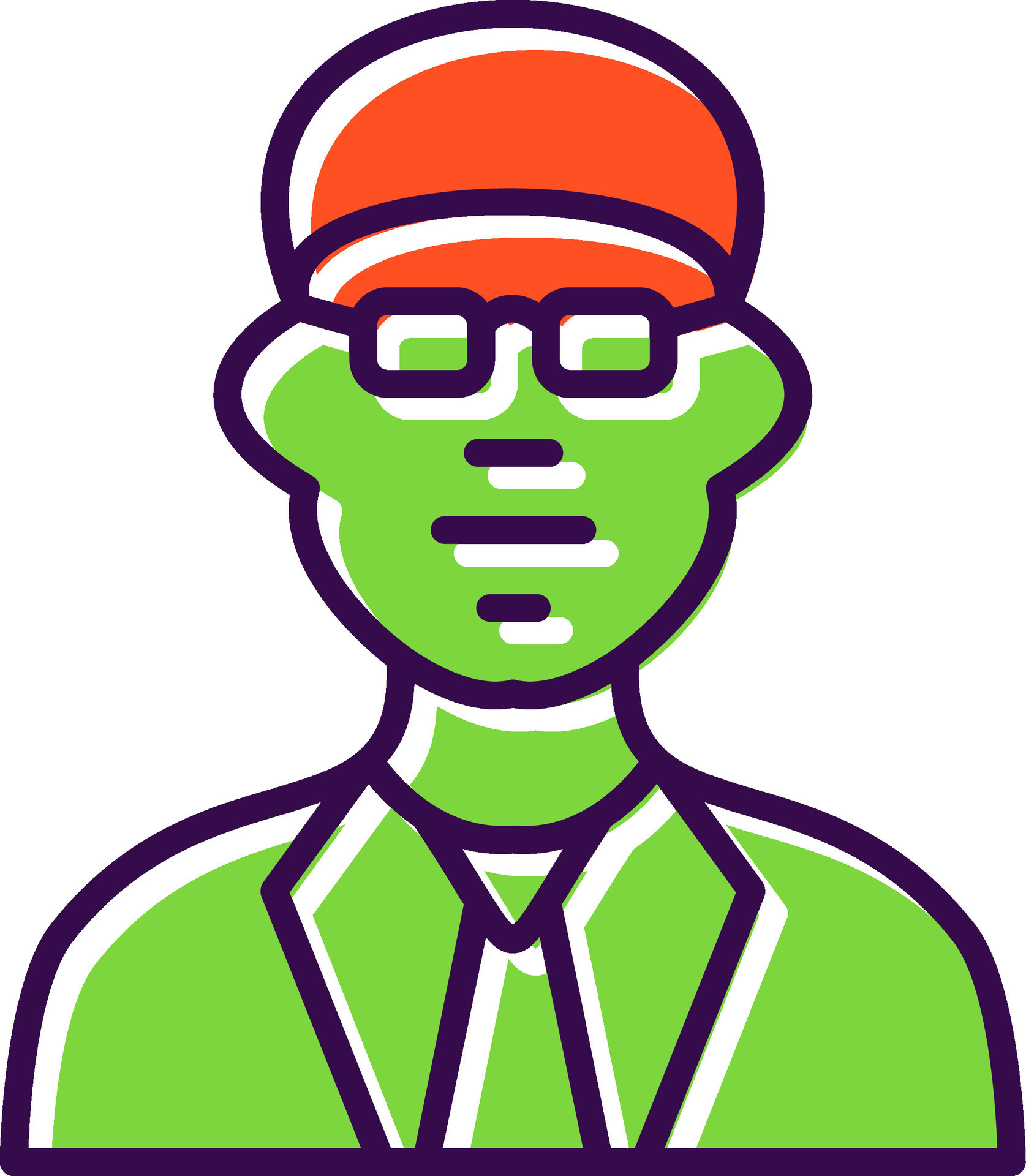 Man filled Design Icon 44055684 Vector Art at Vecteezy