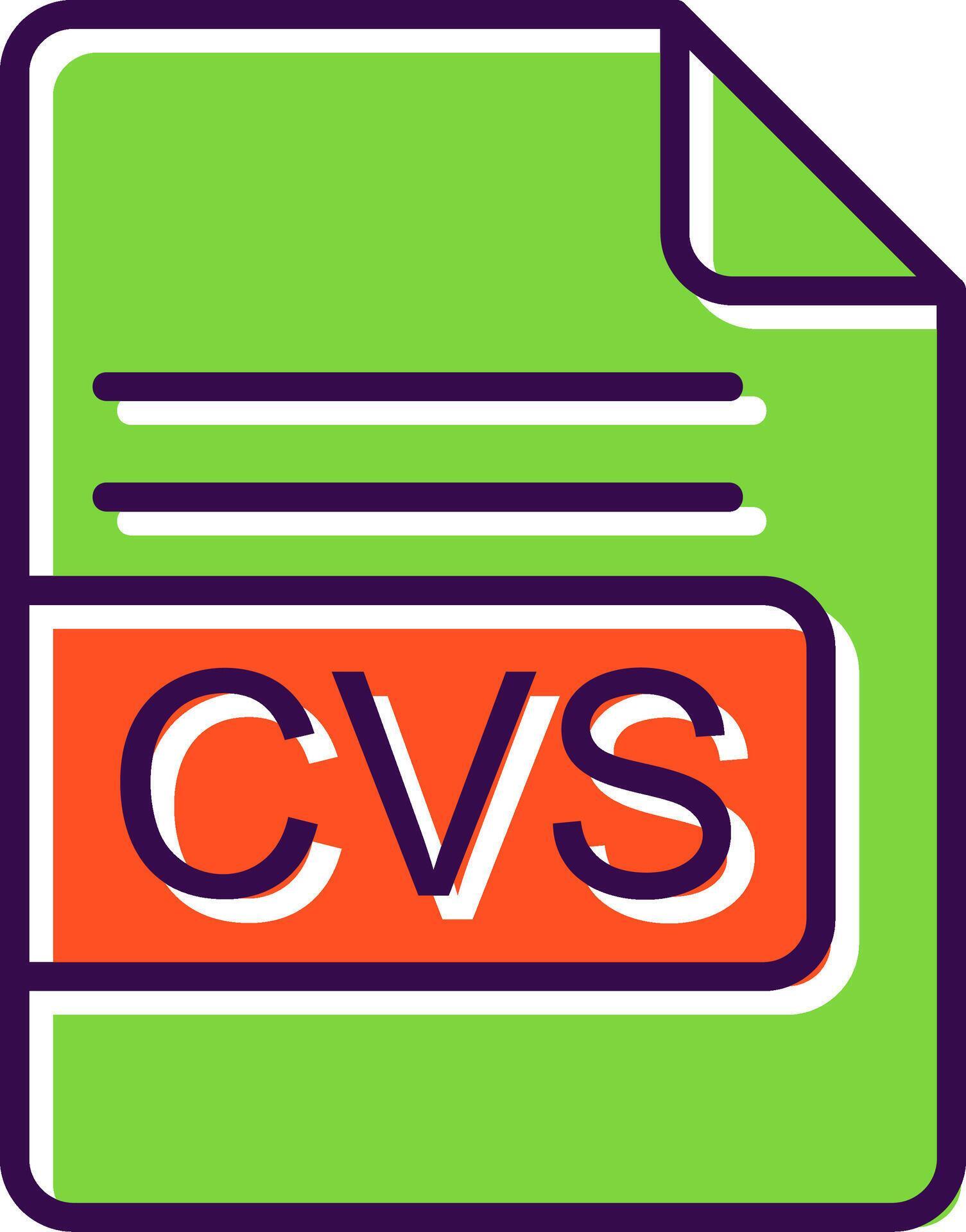CVS File Format filled Design Icon 44056418 Vector Art at Vecteezy