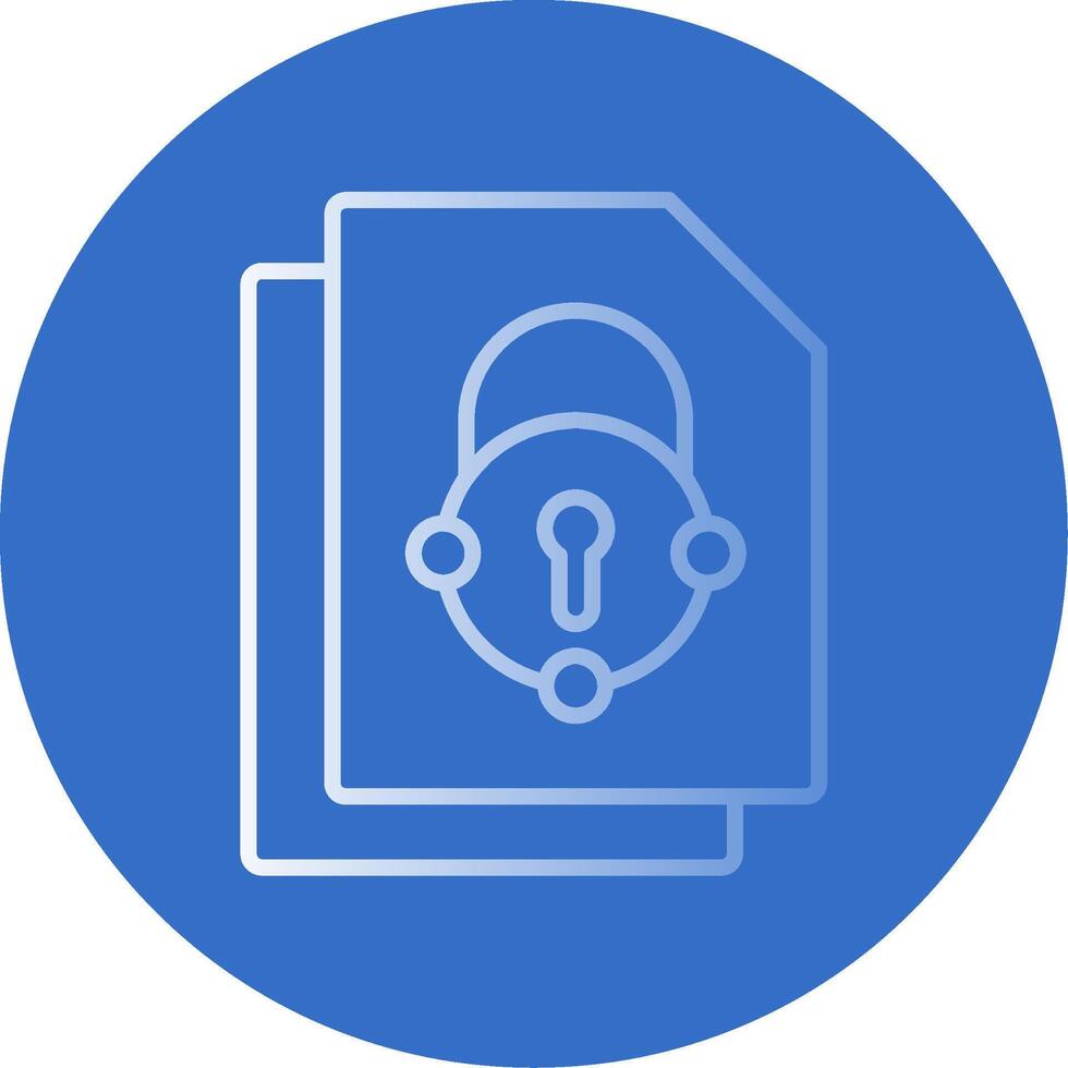 Security File Connect Flat Bubble Icon 44058371 Vector Art at Vecteezy