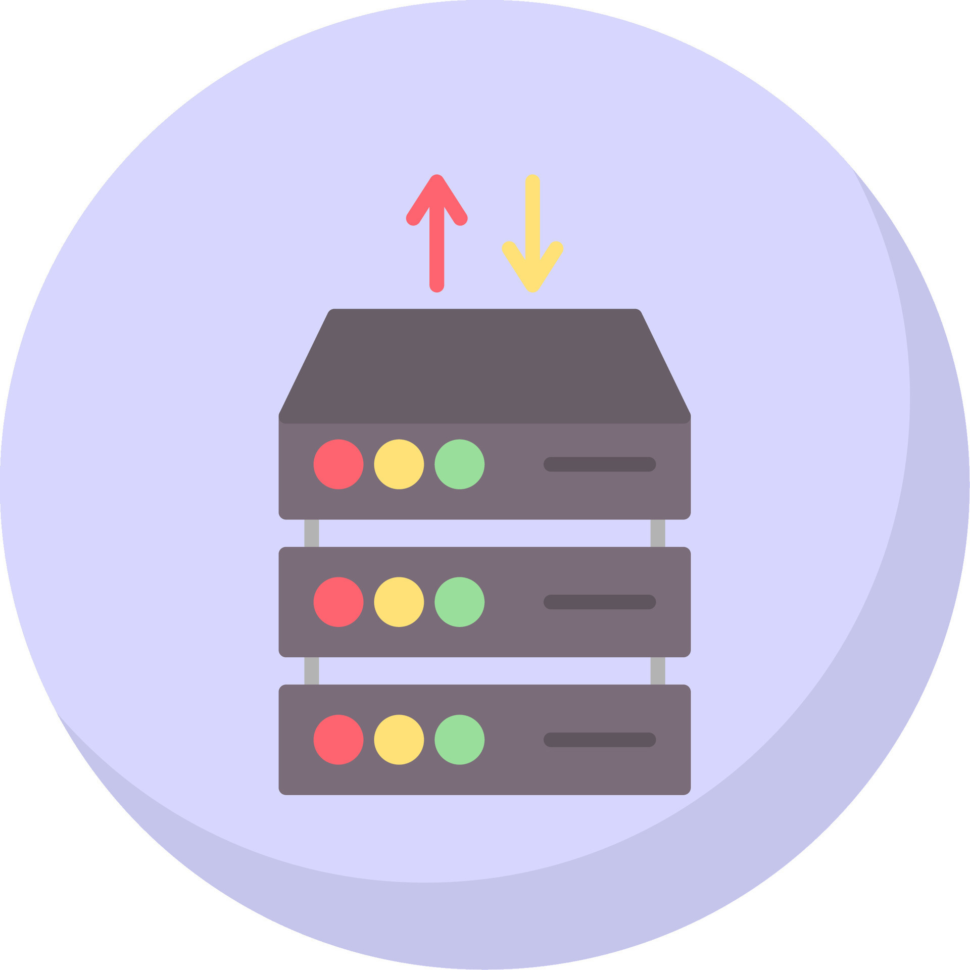 Data Center Flat Bubble Icon 44060046 Vector Art at Vecteezy