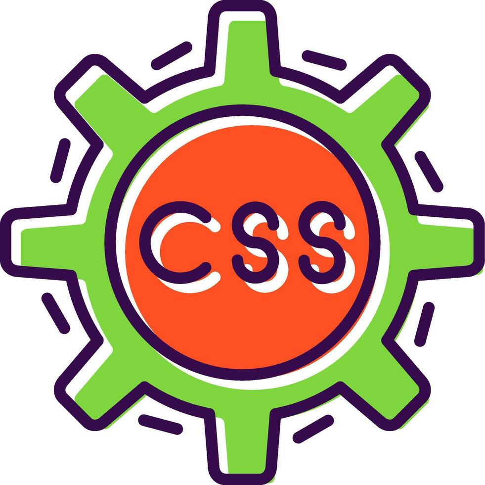 Css Coding filled Design Icon 44060193 Vector Art at Vecteezy