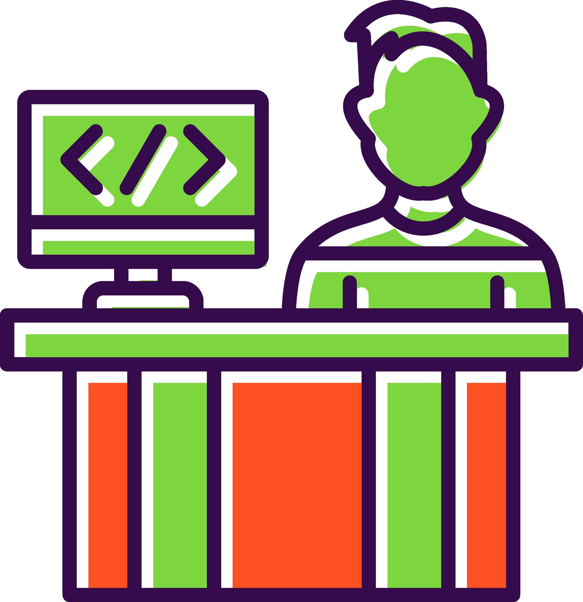 Programmer filled Design Icon 44060297 Vector Art at Vecteezy