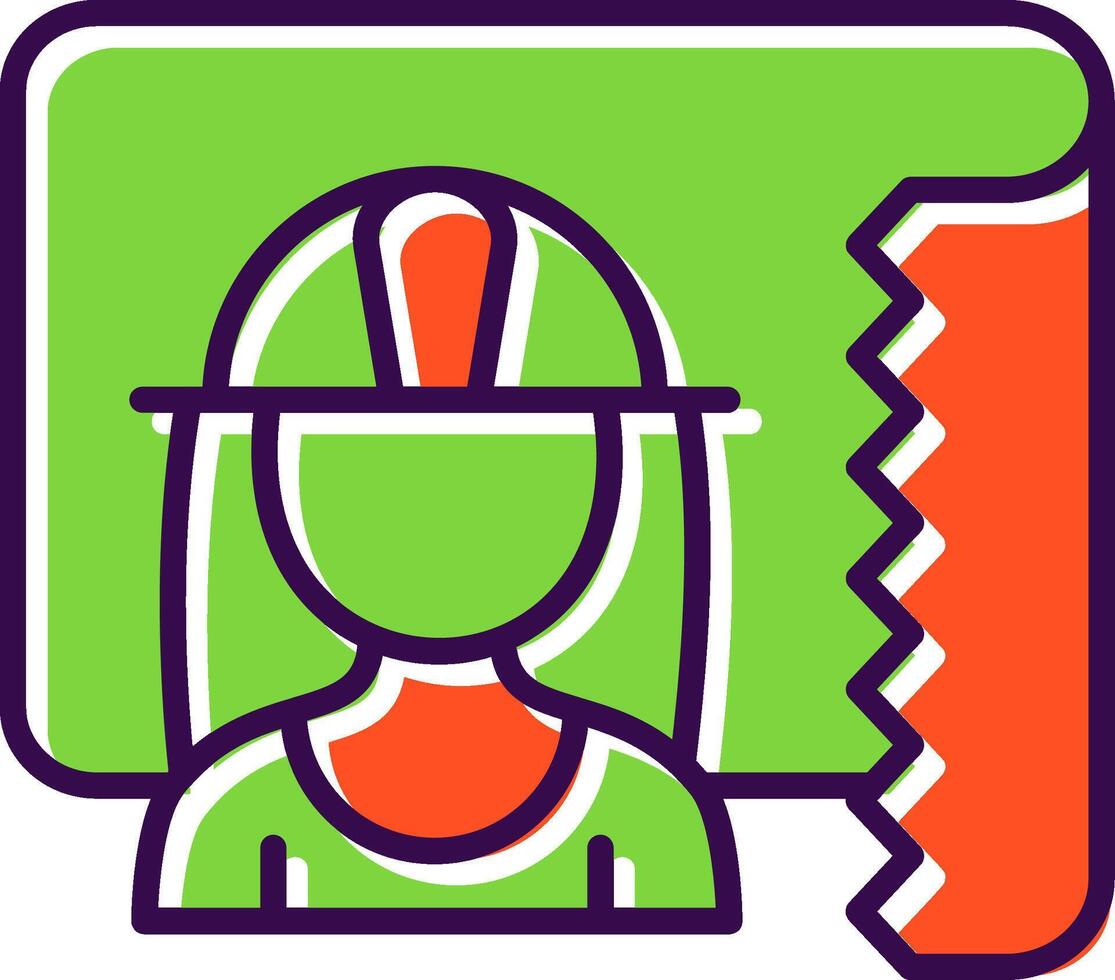 Architect filled Design Icon 44060335 Vector Art at Vecteezy