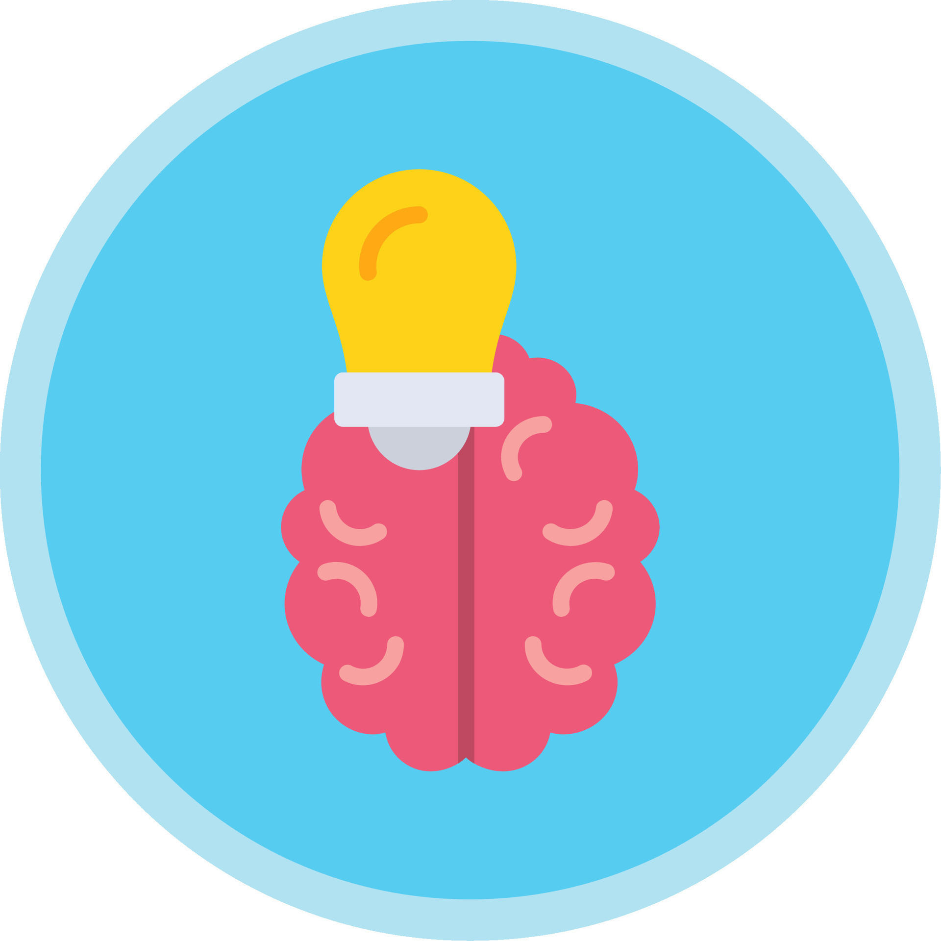 Intelligence Flat Multi Circle Icon 44060577 Vector Art at Vecteezy