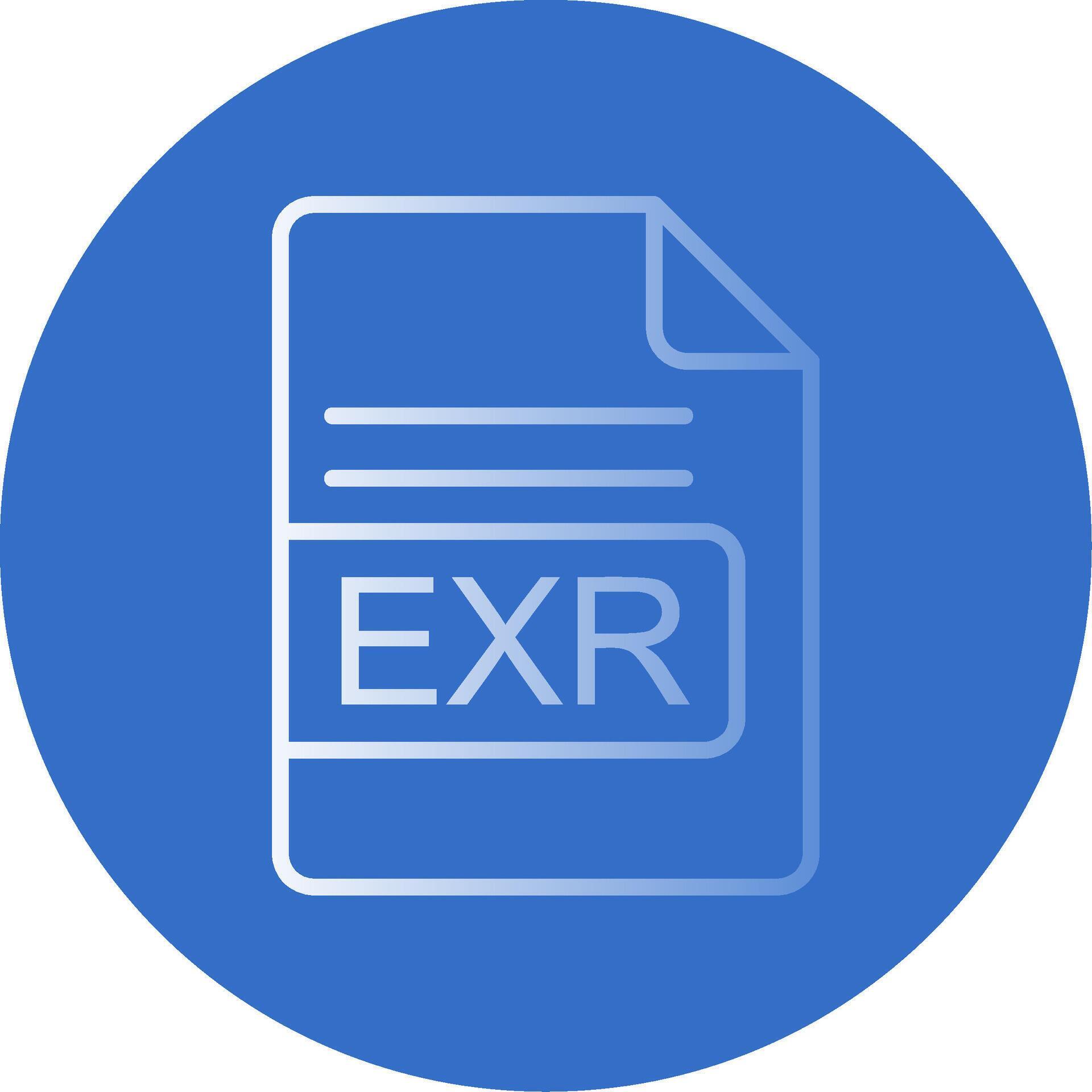 EXR File Format Flat Bubble Icon 44060675 Vector Art at Vecteezy