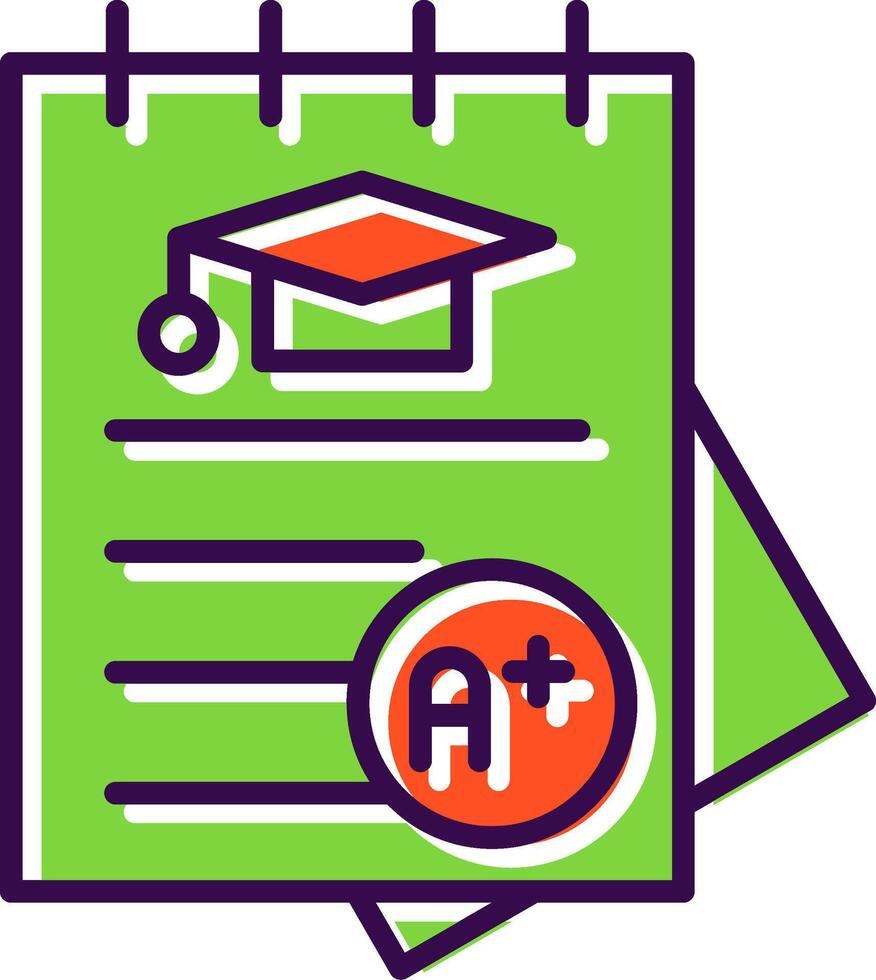 Assignment filled Design Icon 44061834 Vector Art at Vecteezy