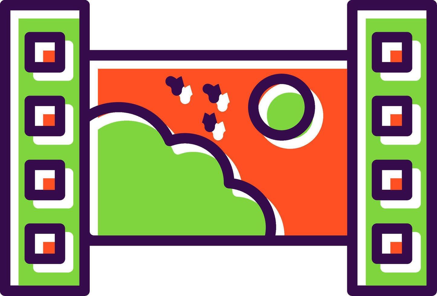 Portrait filled Design Icon 44063161 Vector Art at Vecteezy