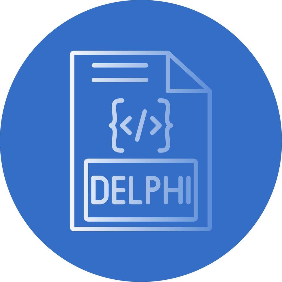 Delphi Flat Bubble Icon 44066833 Vector Art at Vecteezy