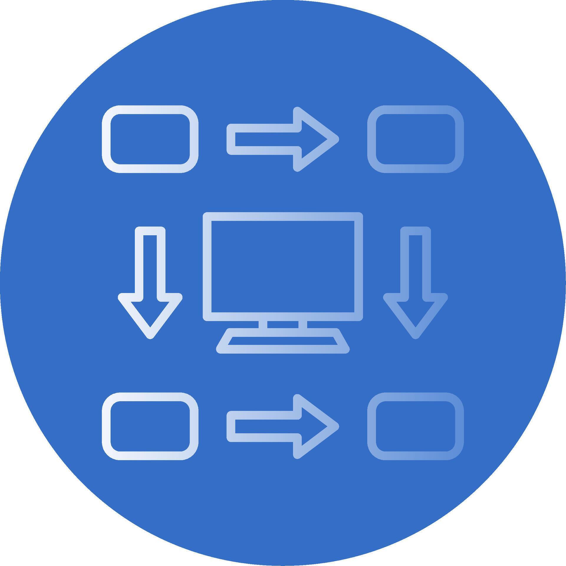 Workflow Flat Bubble Icon 44067004 Vector Art at Vecteezy