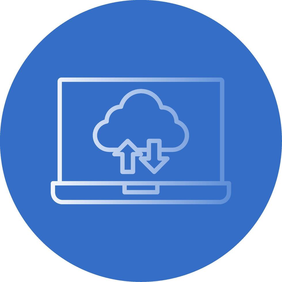Cloud Computing Flat Bubble Icon 44067023 Vector Art at Vecteezy