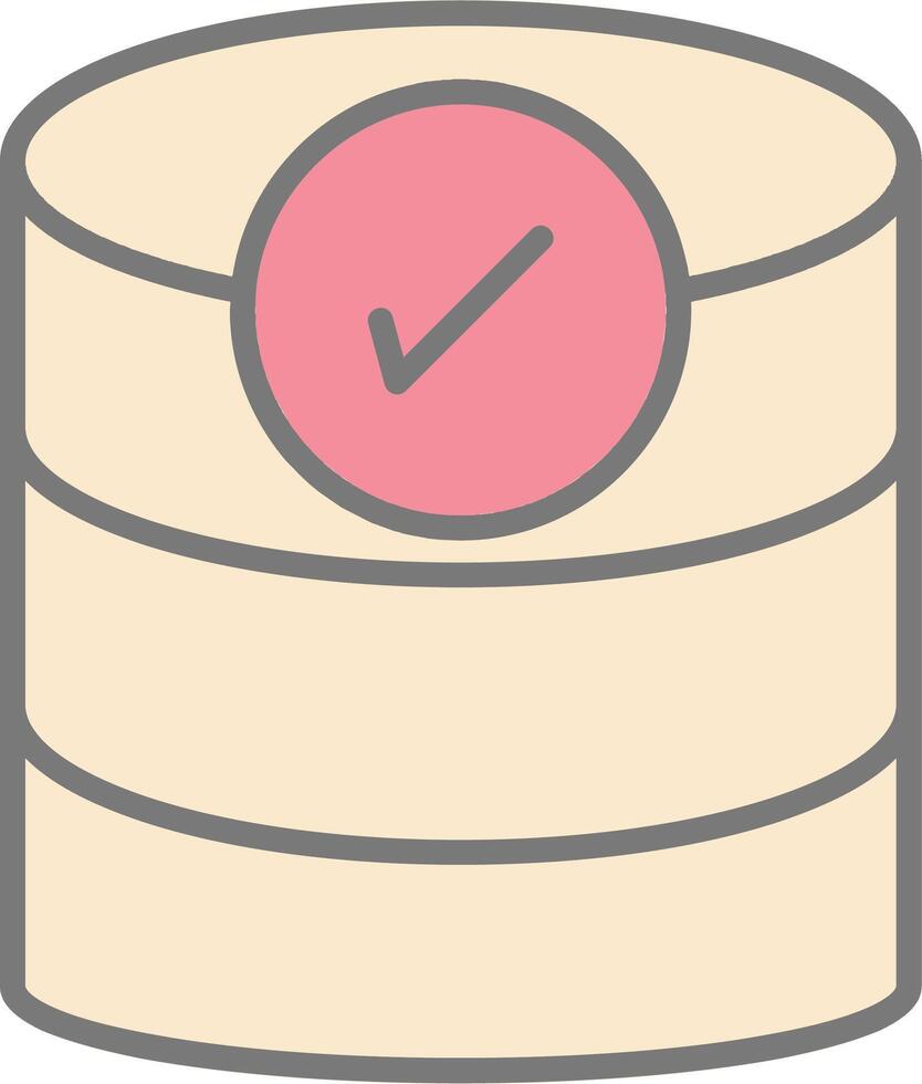 Database Line Filled Light Icon 44070370 Vector Art At Vecteezy