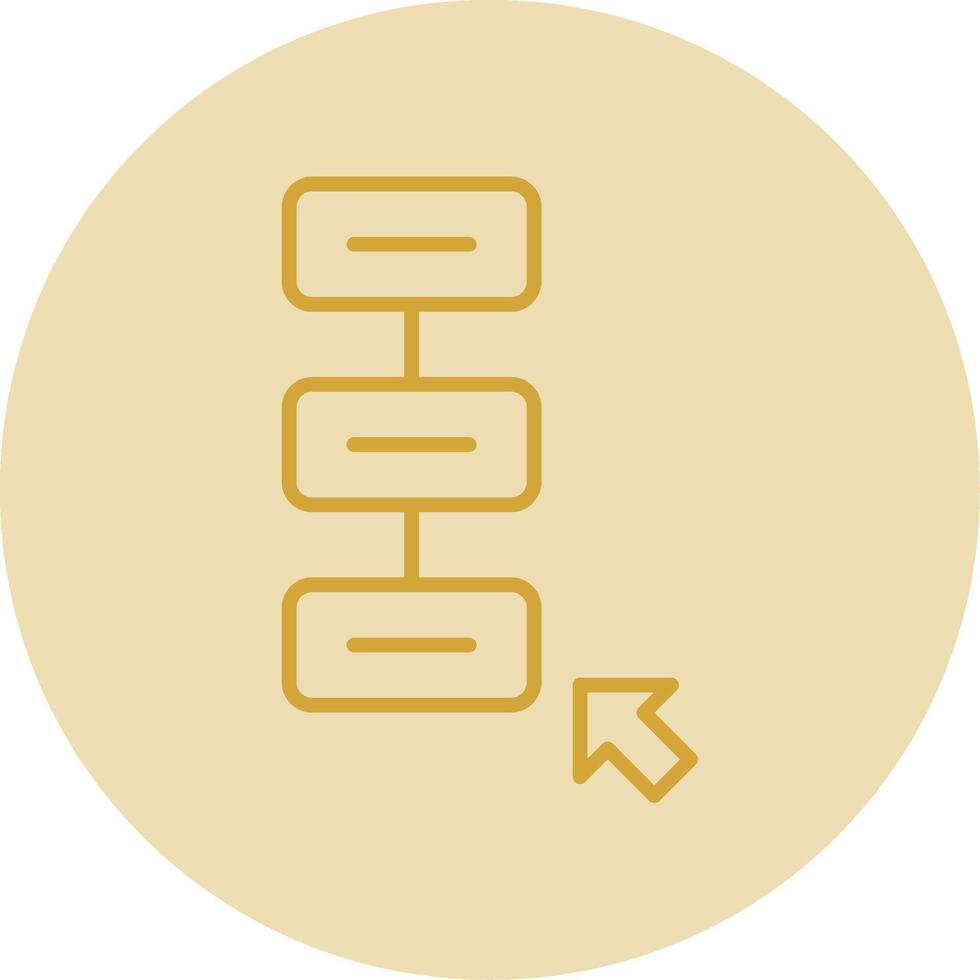 Tasks Line Yellow Circle Icon 44073235 Vector Art at Vecteezy