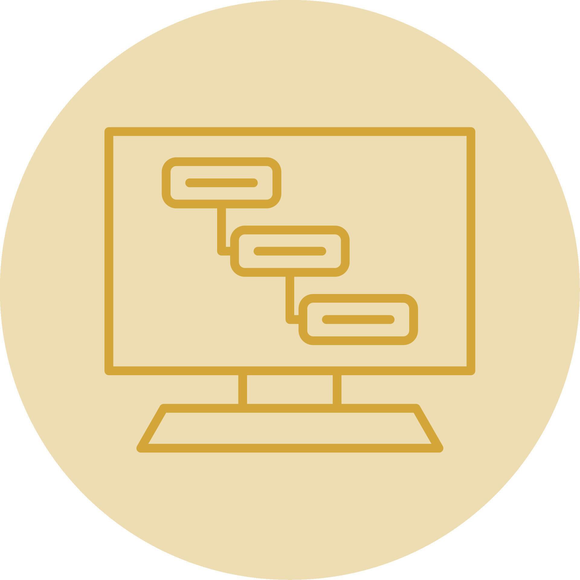 Tasks Line Yellow Circle Icon 44073357 Vector Art at Vecteezy