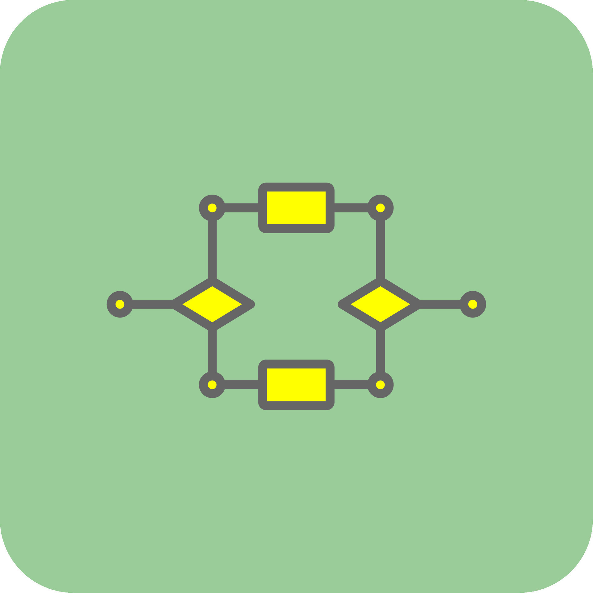 Algorithm Filled Yellow Icon 44077939 Vector Art at Vecteezy