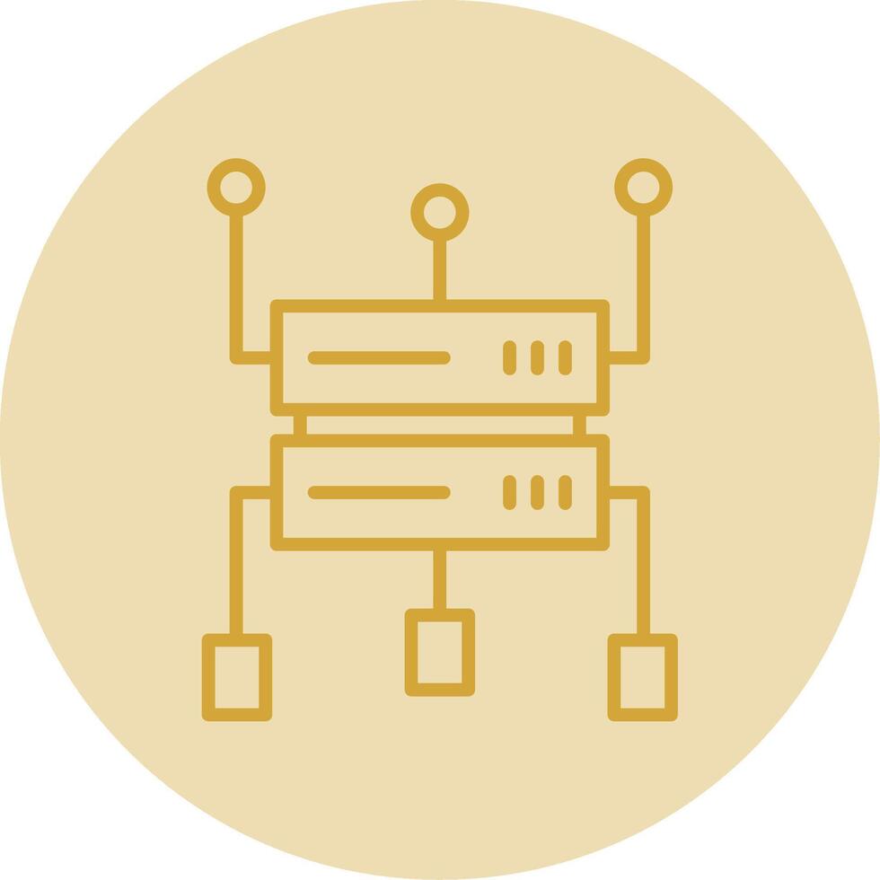 Data Structure Line Yellow Circle Icon 44082060 Vector Art at Vecteezy