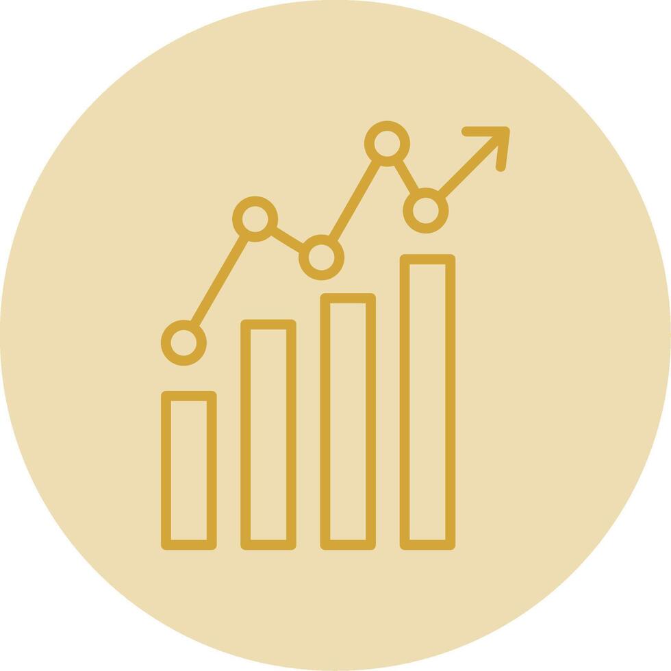 Business Analyst Line Yellow Circle Icon 44086640 Vector Art At Vecteezy