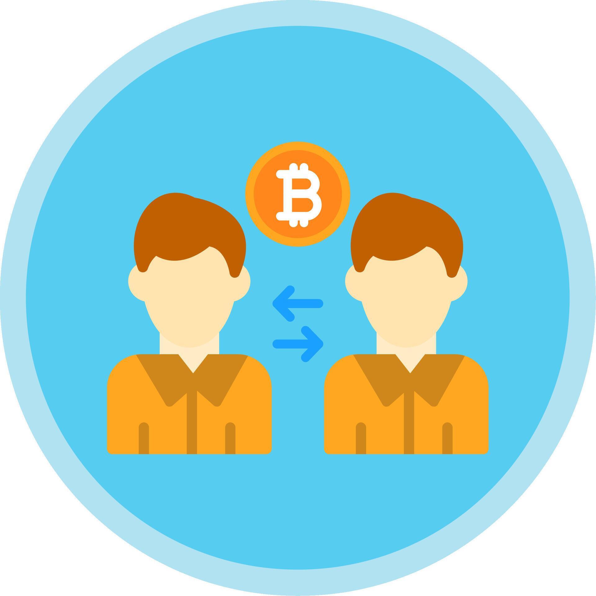 Peer Peer Flat Multi Circle Icon 44087552 Vector Art at Vecteezy