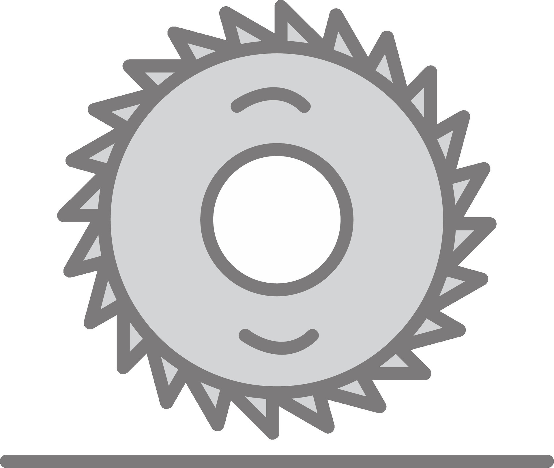Circular Saw Line Filled Light Icon 44092434 Vector Art At Vecteezy