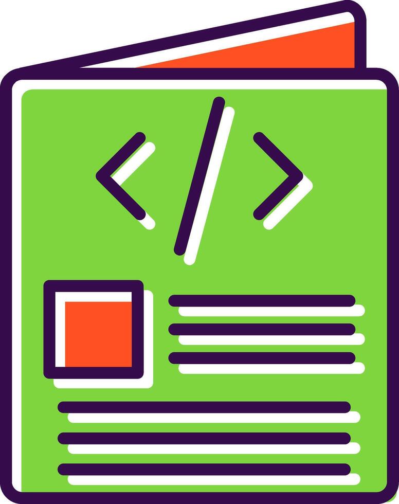 Script filled Design Icon 44094958 Vector Art at Vecteezy