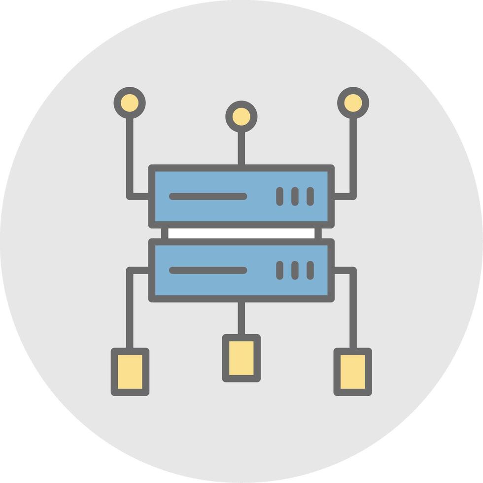Data Structure Line Filled Light Icon 44095932 Vector Art At Vecteezy