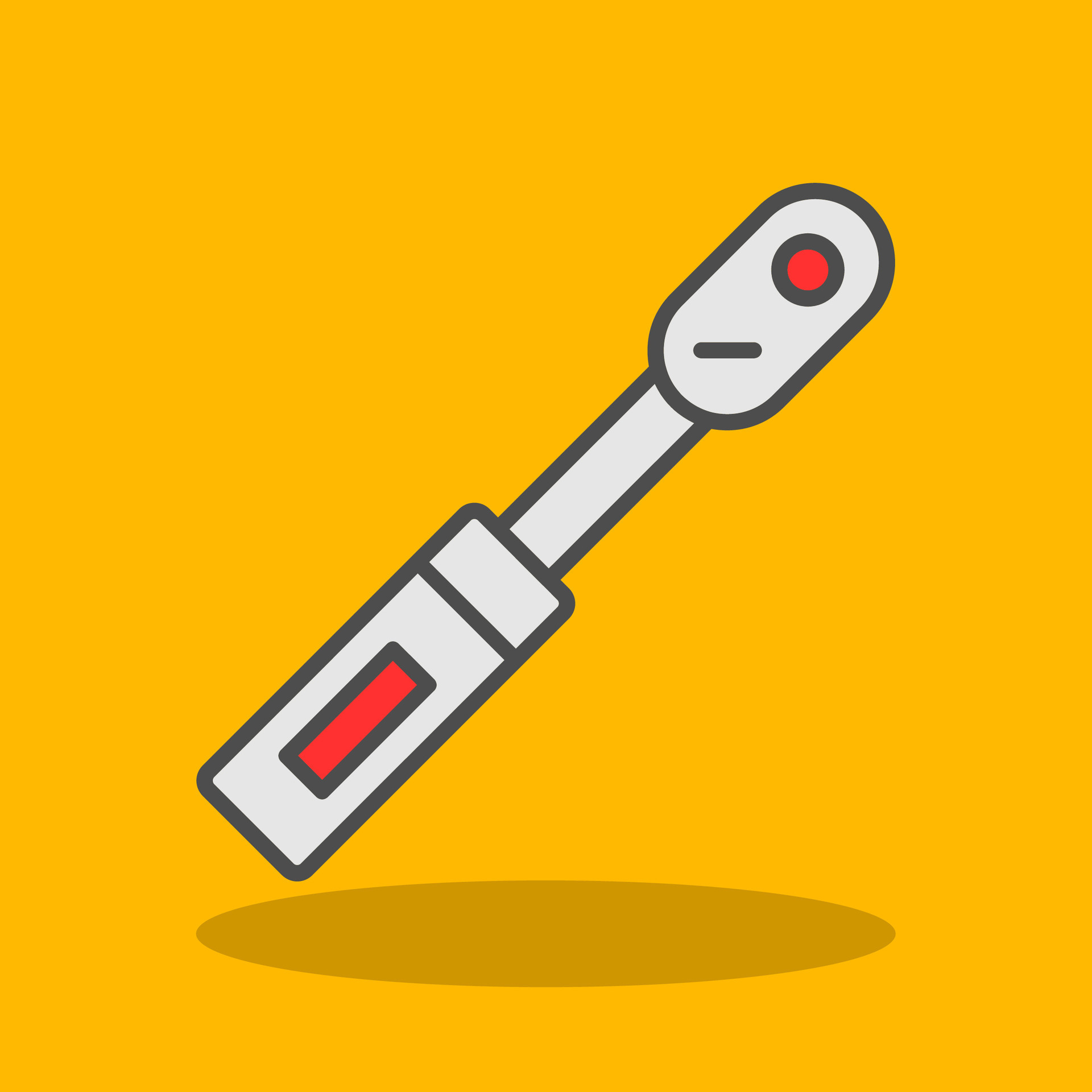 Torque Wrench Filled Shadow Icon 44097395 Vector Art at Vecteezy