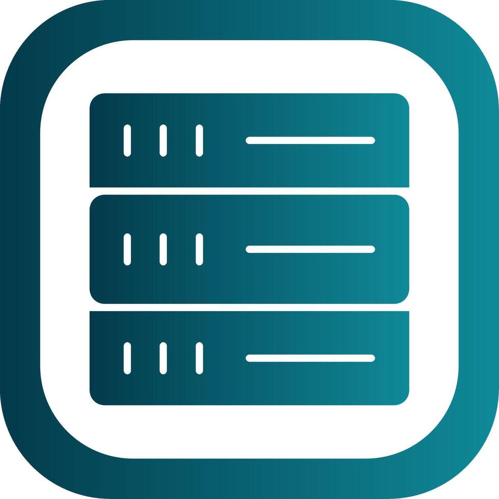 Database Glyph Gradient Corner Icon 44098385 Vector Art at Vecteezy
