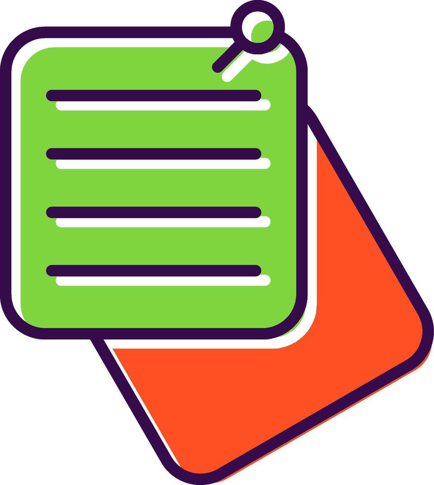 Pinned filled Design Icon 44098922 Vector Art at Vecteezy