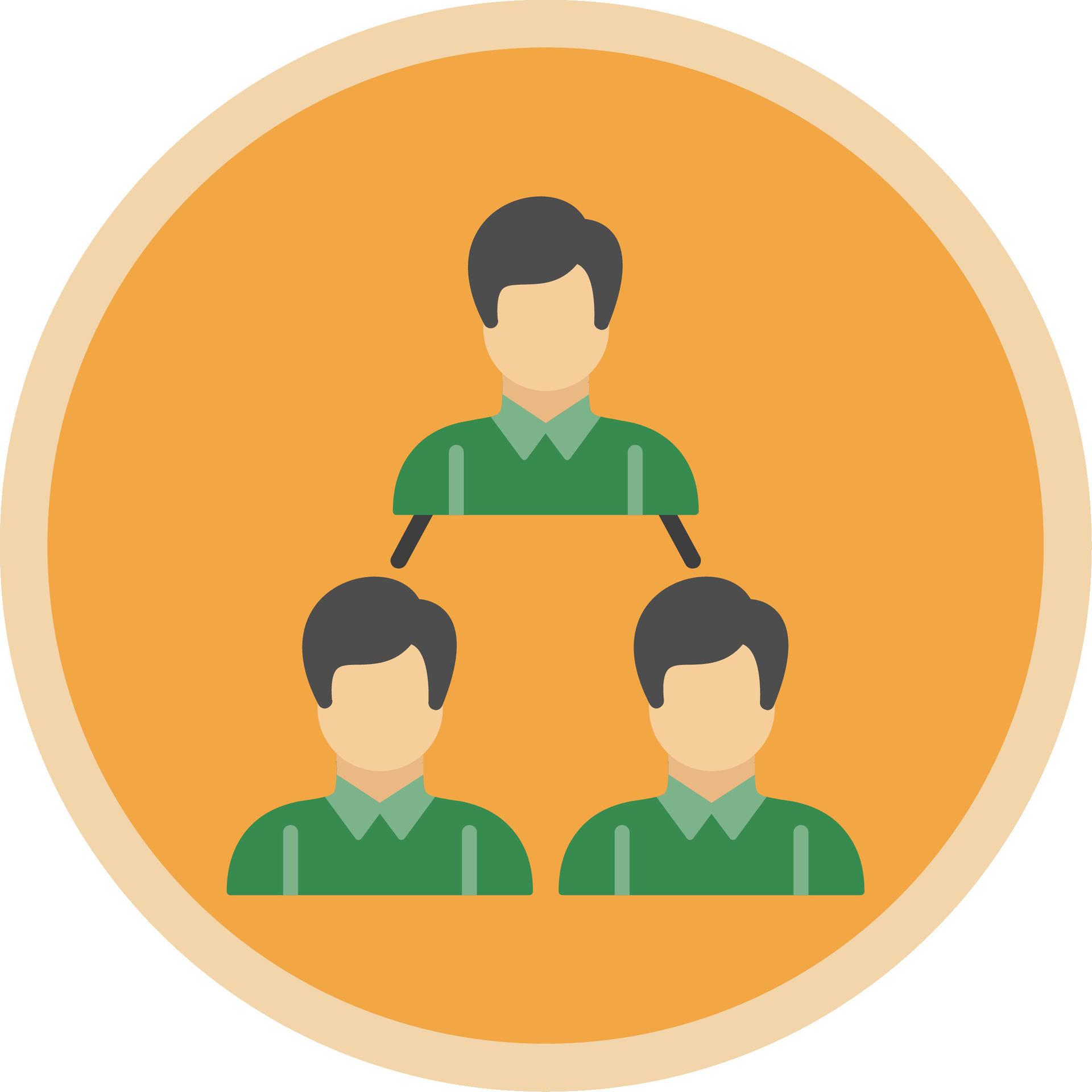 Workforce Management Flat Multi Circle Icon 44102258 Vector Art at Vecteezy