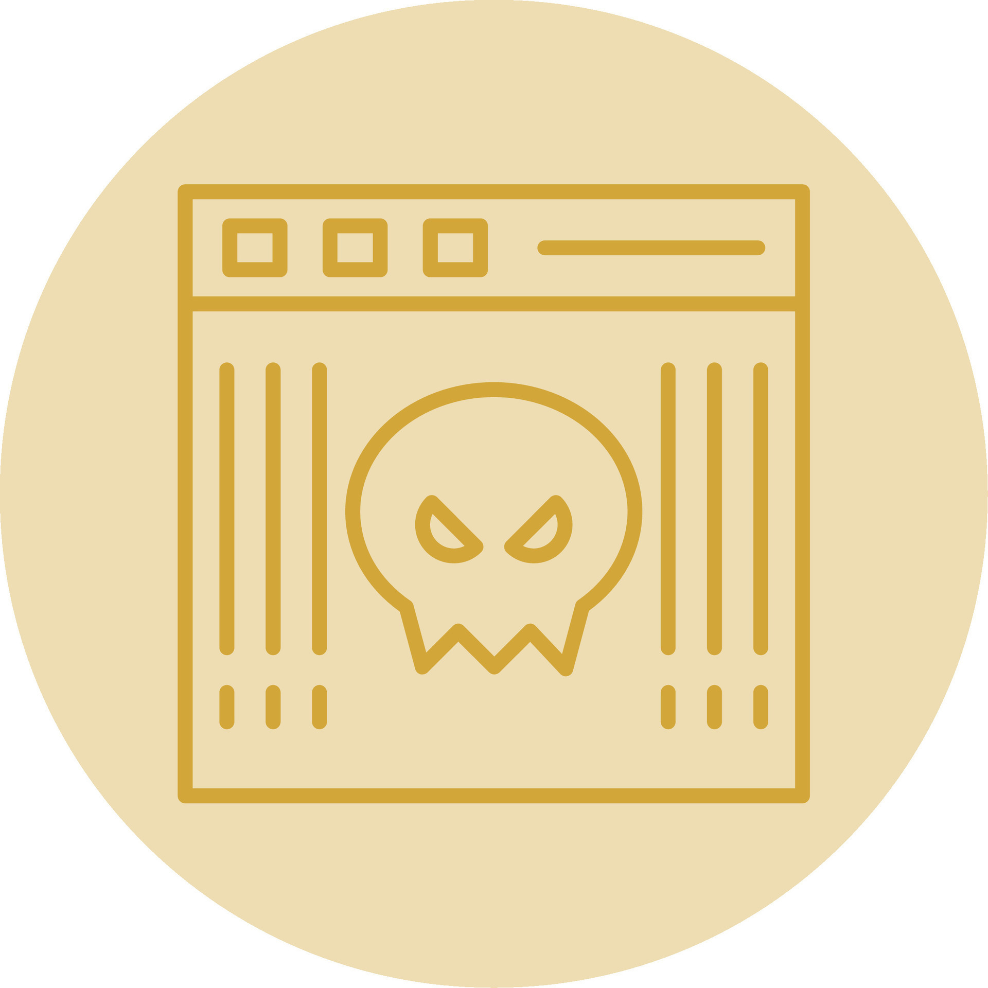 Malware Line Yellow Circle Icon 44102335 Vector Art at Vecteezy Malware Line Yellow Circle Icon 44102335 Vector Art at Vecteezy