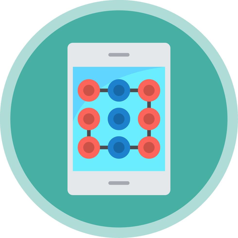 Lock Pattern Flat Multi Circle Icon 44102876 Vector Art at Vecteezy