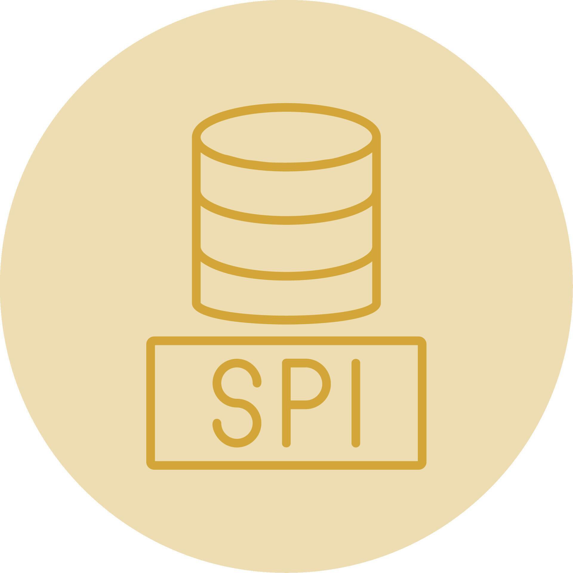 Sql Databases Line Yellow Circle Icon 44105488 Vector Art at Vecteezy