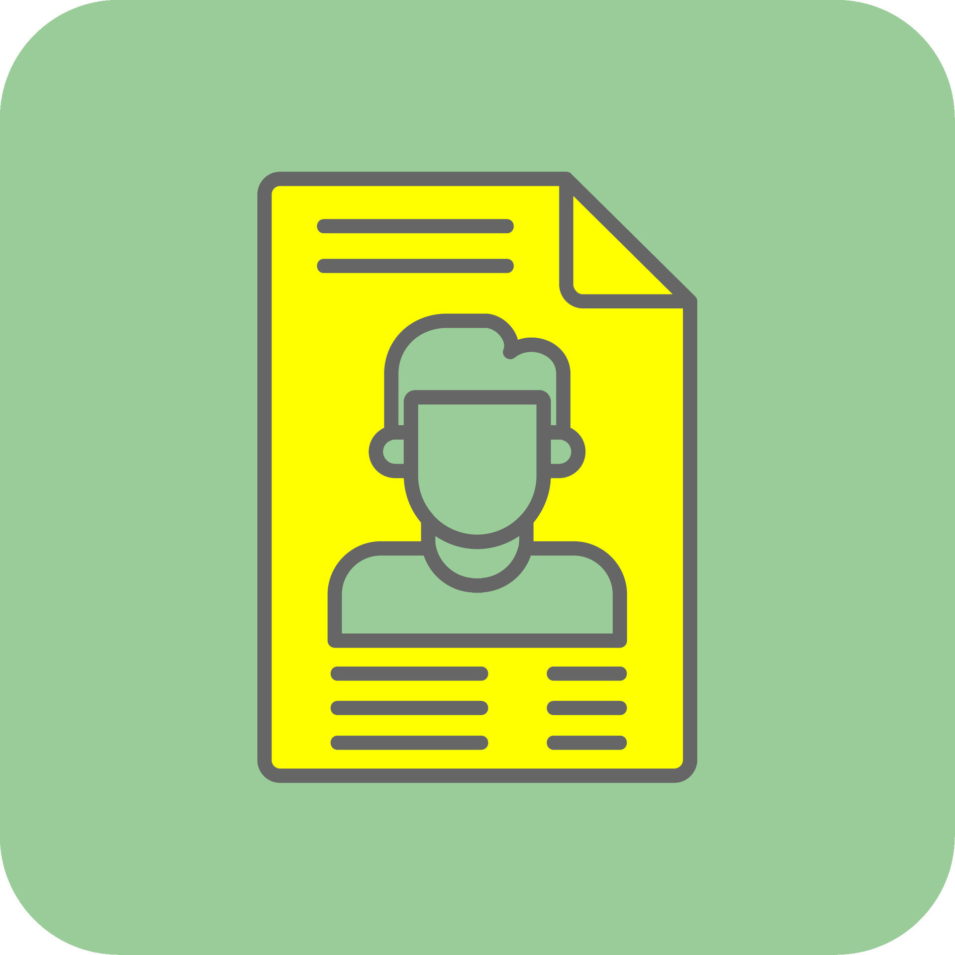 User Profile Filled Yellow Icon 44105556 Vector Art at Vecteezy