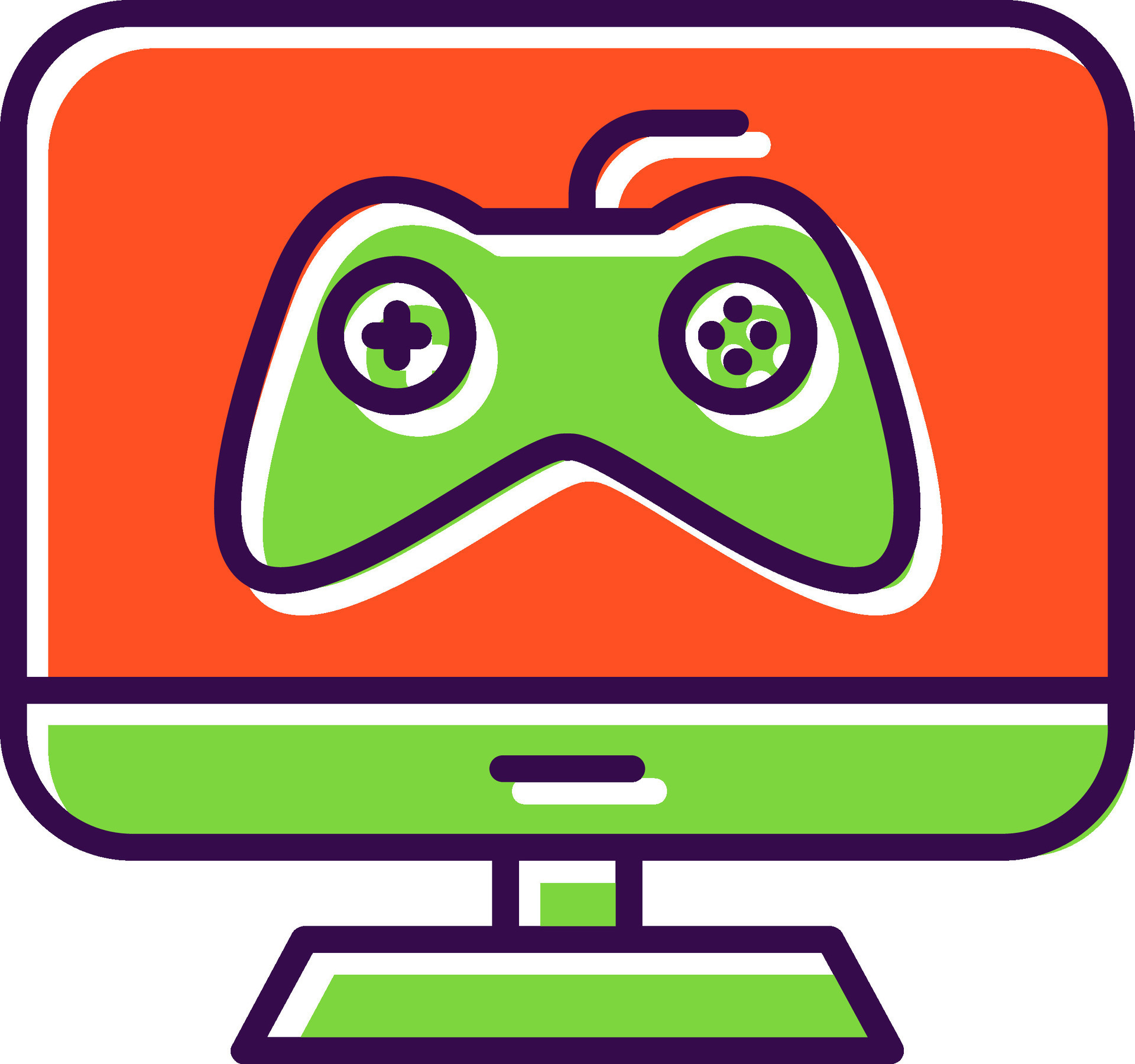 Screen filled Design Icon 44106043 Vector Art at Vecteezy