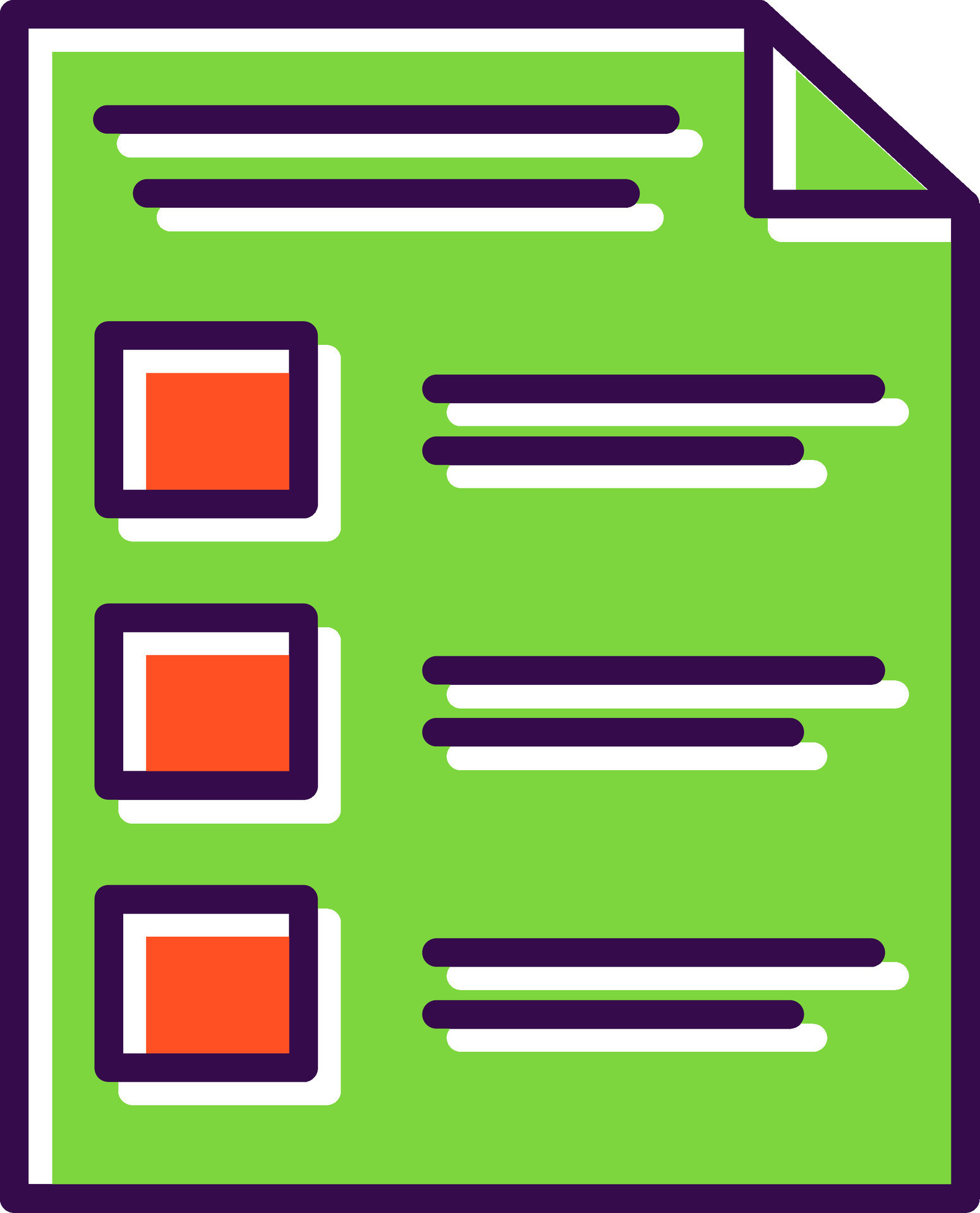 Document filled Design Icon 44106130 Vector Art at Vecteezy