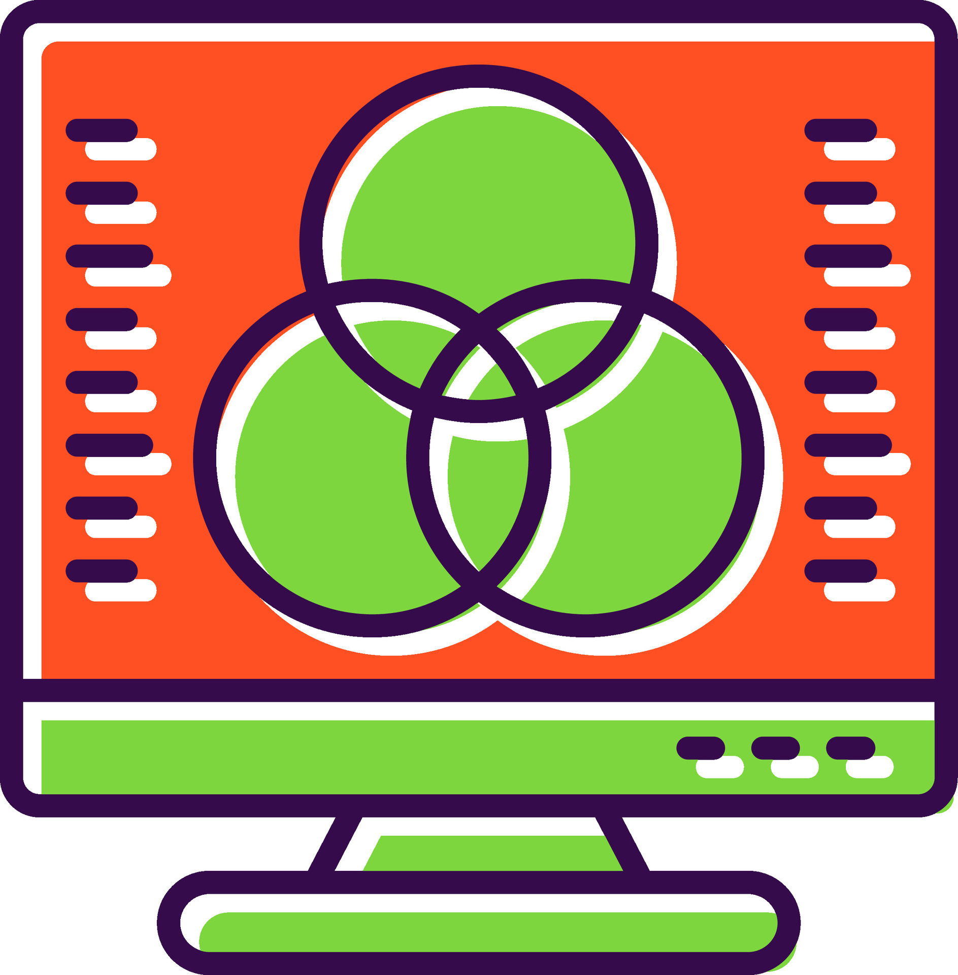 Desktop Computer filled Design Icon 44106263 Vector Art at Vecteezy