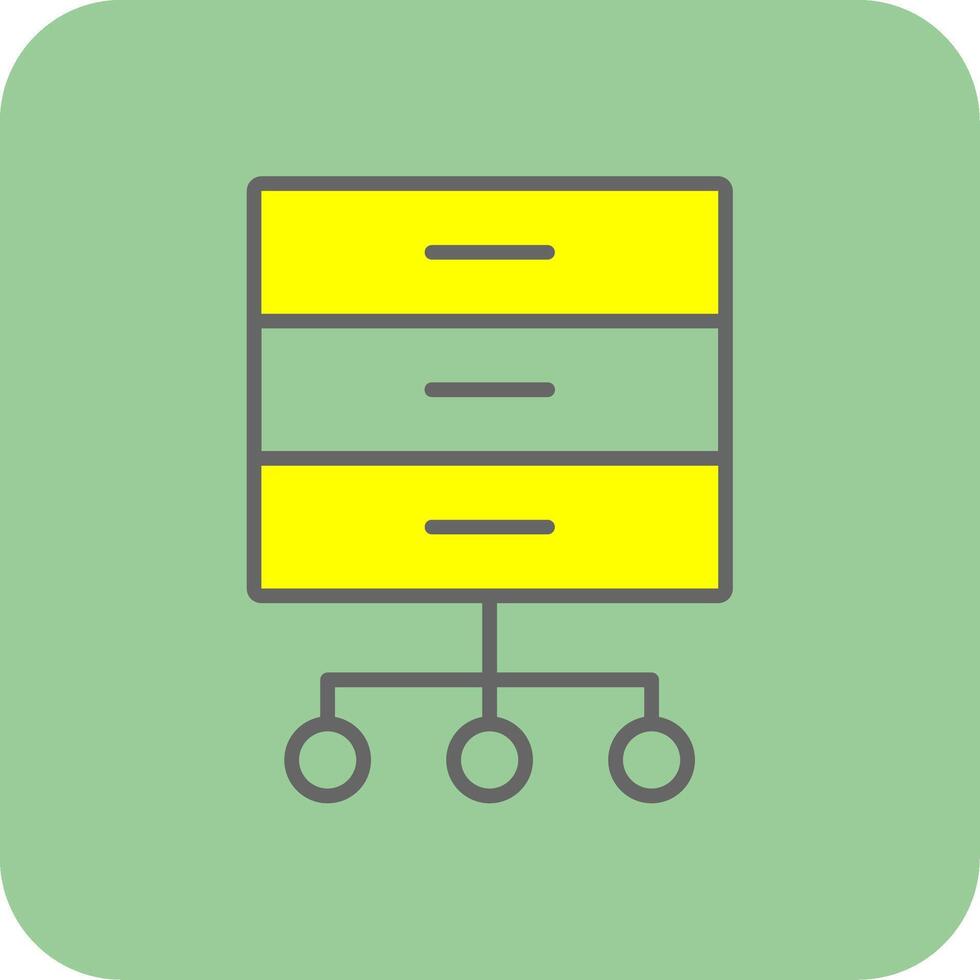 Database Connection Filled Yellow Icon 44107153 Vector Art at Vecteezy