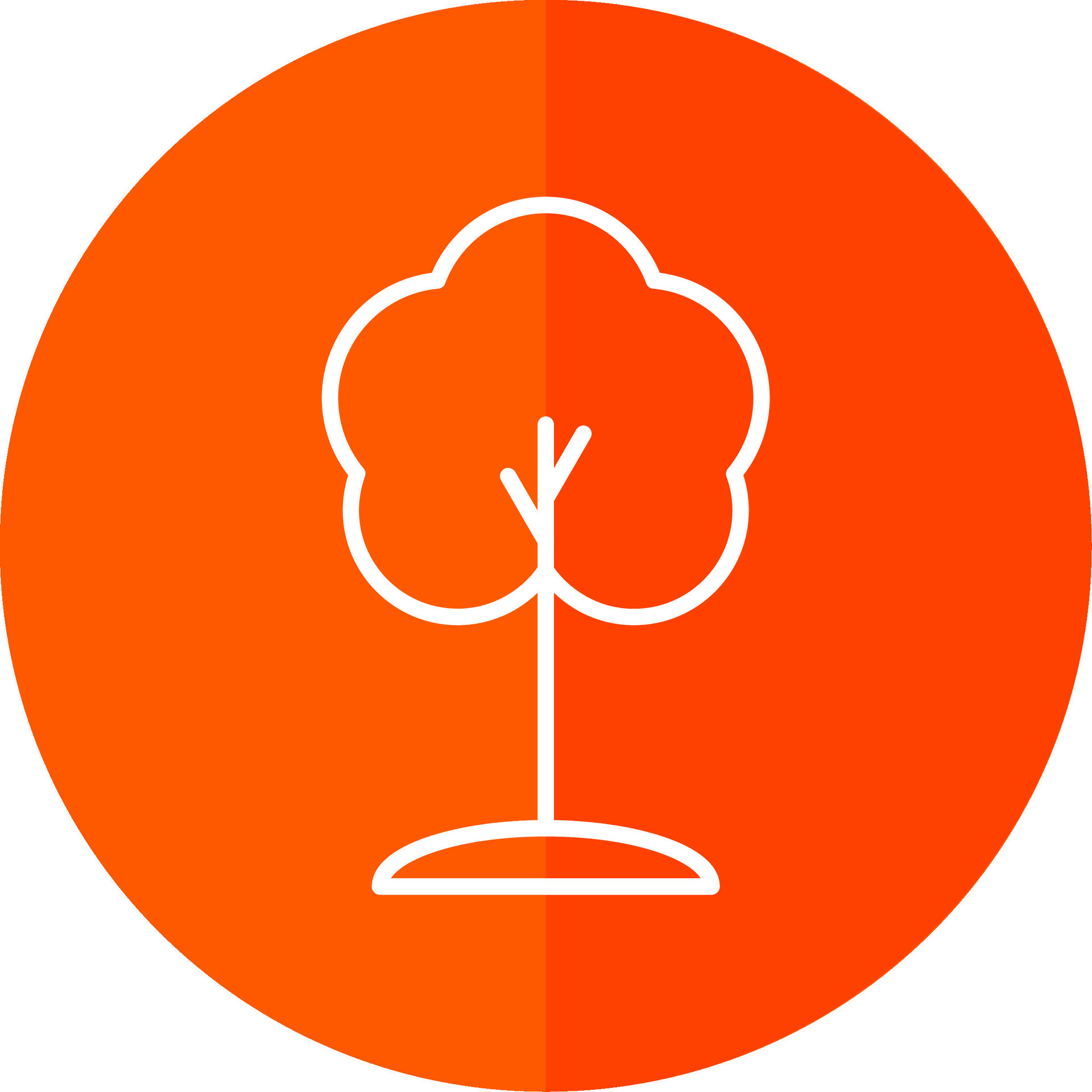 Tree Line Yellow White Icon 44107999 Vector Art at Vecteezy