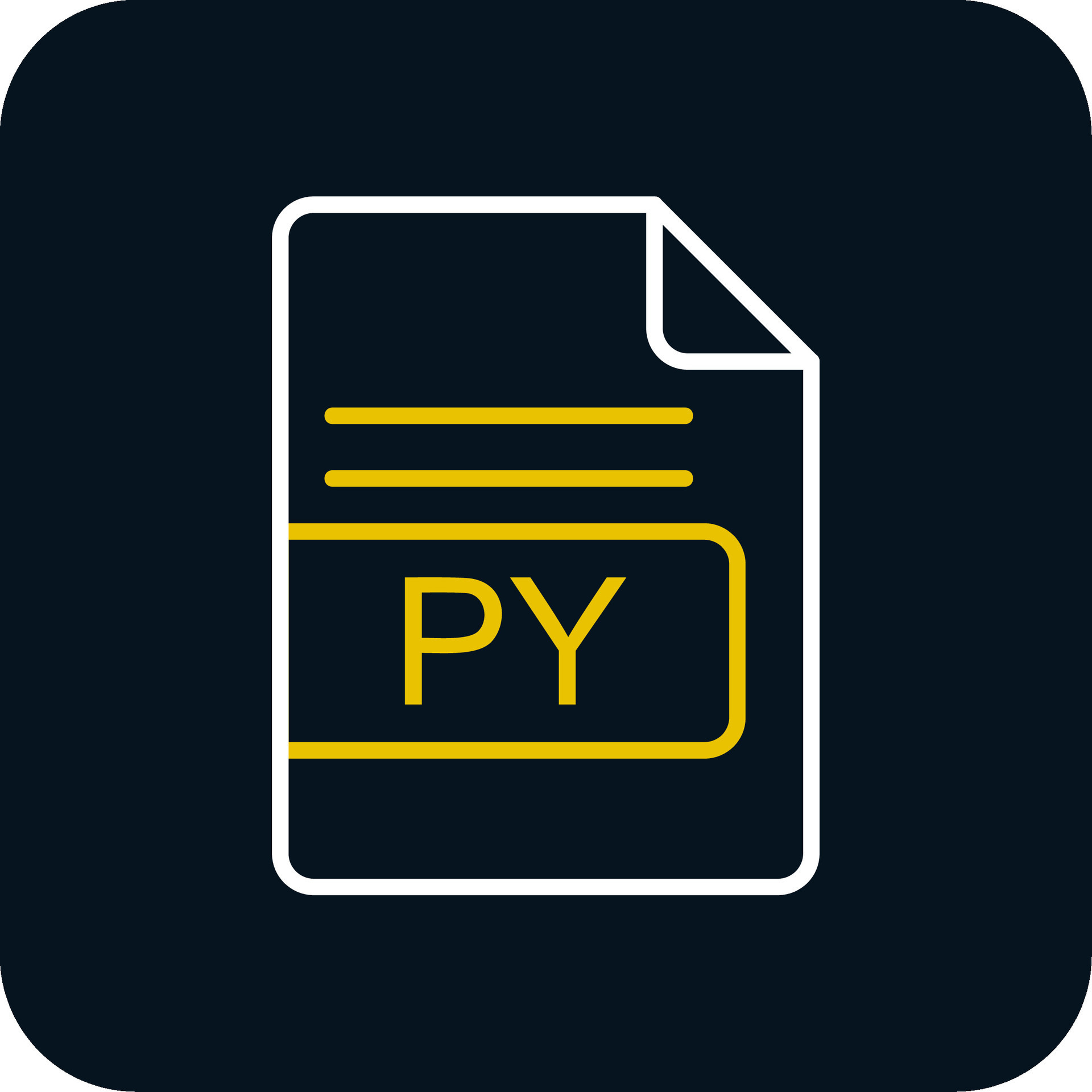 PY File Format Line Yellow White Icon 44109603 Vector Art at Vecteezy PY File Format Line Yellow White Icon 44109603 Vector Art at Vecteezy