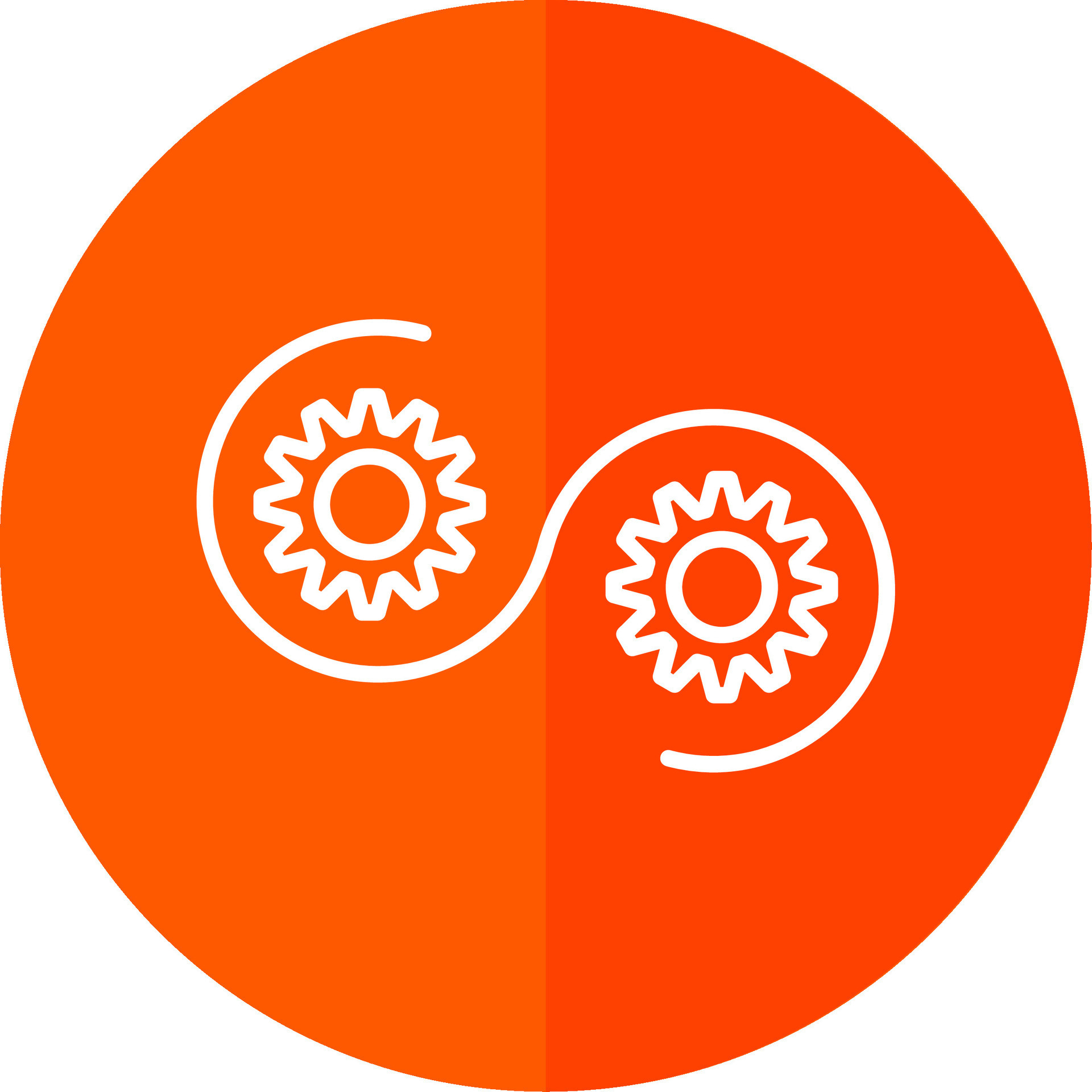 Devops Line Yellow White Icon 44111855 Vector Art At Vecteezy