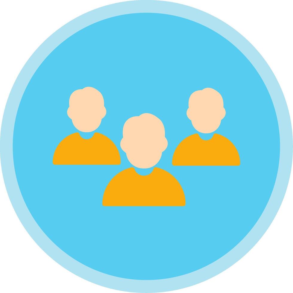 Team Flat Multi Circle Icon 44113126 Vector Art at Vecteezy