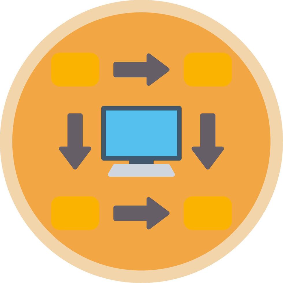 Workflow Flat Multi Circle Icon 44113337 Vector Art at Vecteezy